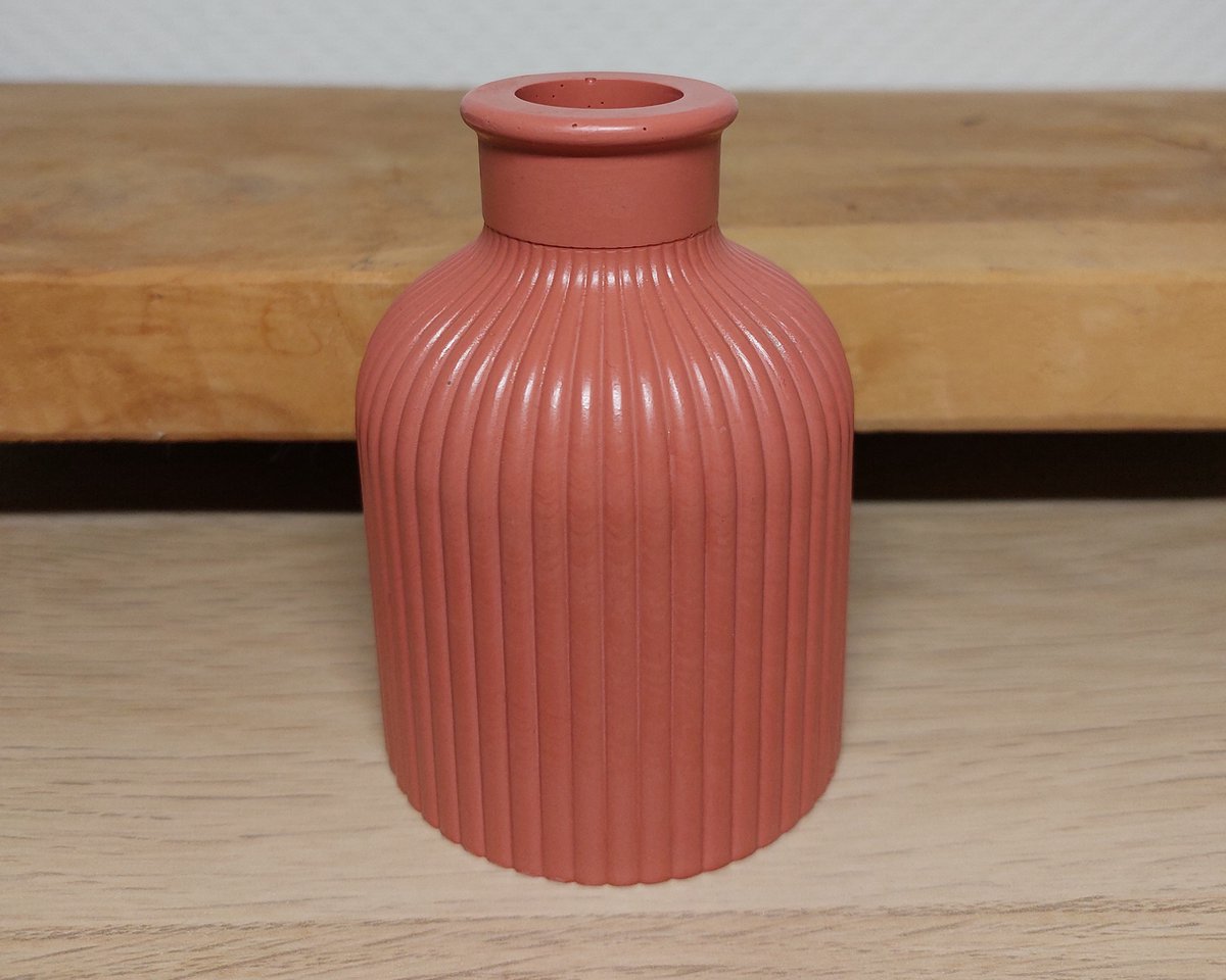 Bloemenvaasje - Klein Bloemvaasje - Terracotta - 10 x 8 cm - Decoratief ...