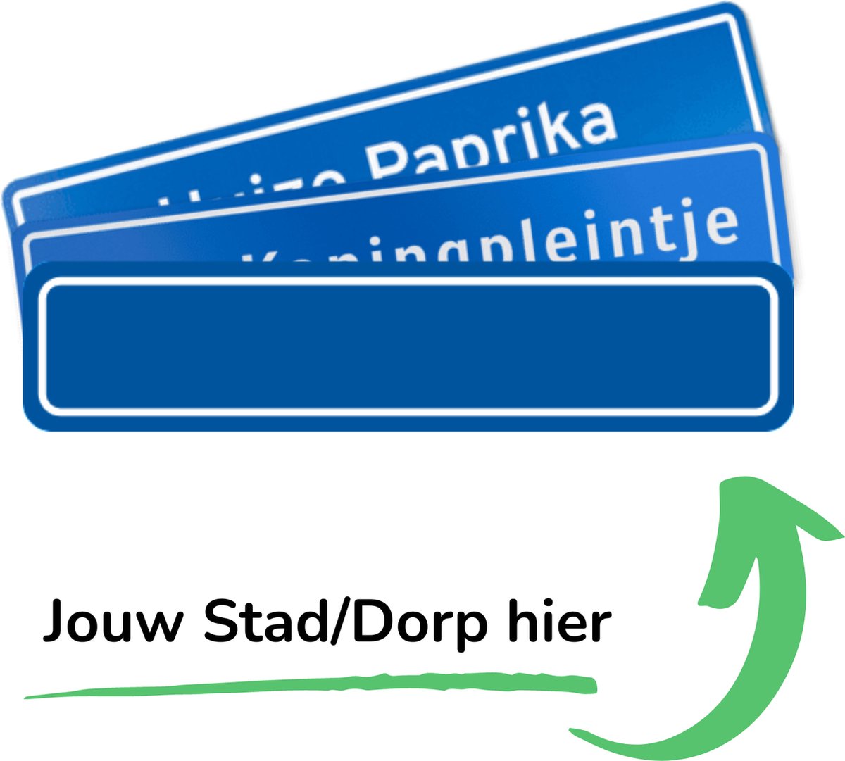 Plaatsnaambord met eigen tekst | Fotofabriek | Straatnaambord | 70x15 ...