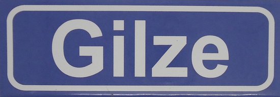 Koelkast magneet plaatsnaambord Gilze. | bol.com