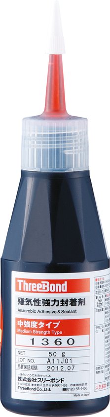 ThreeBond Tread Lock 1360R Rood (Loctite) | bol