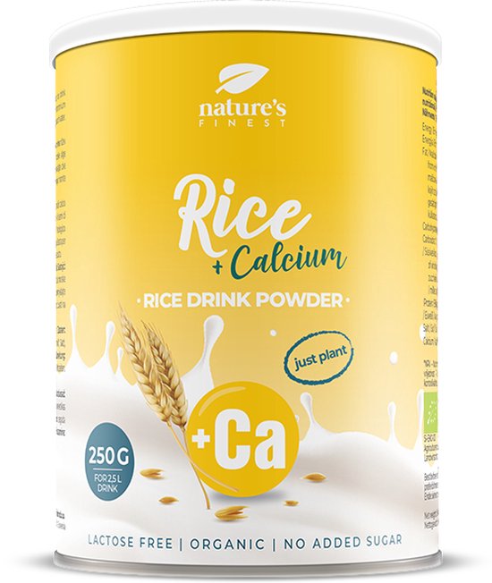 Nature's Finest Bio Rijst Drank Calcium | Altijd vers bereide ...