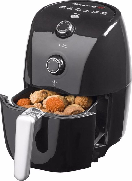 Airfryer - Hetelucht Friteuse - 1.5 Liter - 900W - Zwart | bol