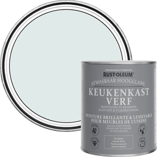 Rust-Oleum Lichtblauw Keukenkastverf Hoogglans - Marcella 750ml | bol