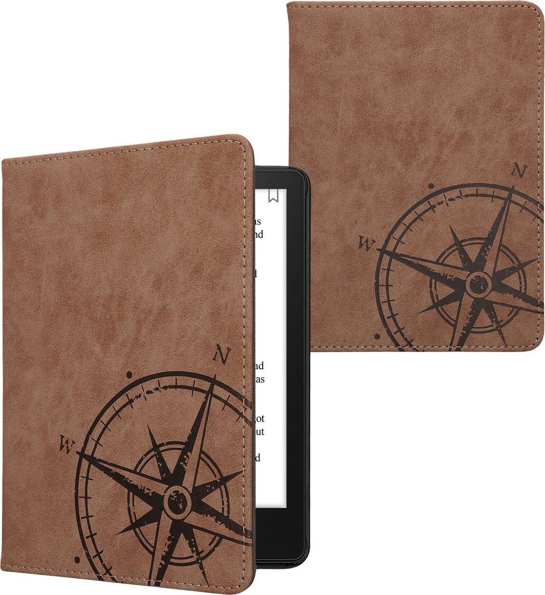 kwmobile ereader hoesje van kunstsuède - Compatibel met Amazon Kindle ...