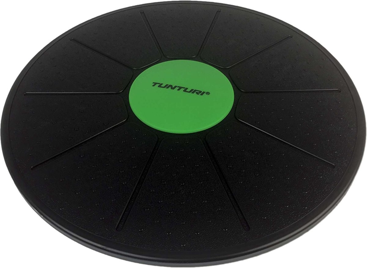 Tunturi Verstelbaar Balans bord - Balance board - Zwart/Groen - Incl ...