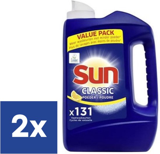 Sun Classic Citroen Vaatwaspoeder - 2 x 2.5 kg | bol.com