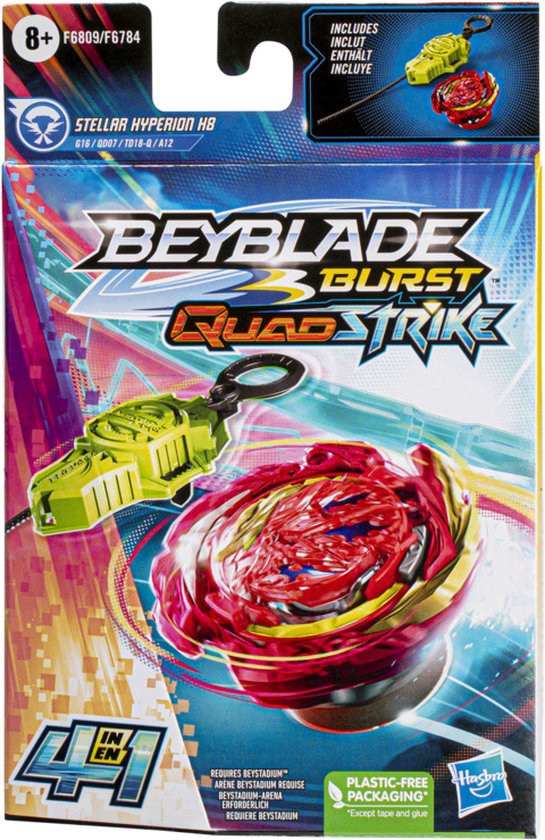 Beyblade Quad Strike: Stellar Hyperion H8 - Tol | bol.com