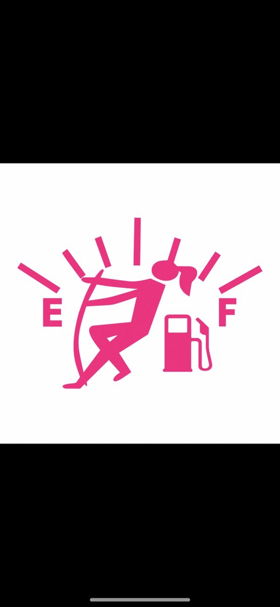 fuel sticker dames autosticker grappig tuning tankdop sticker 12x9 | bol