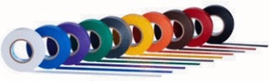 Isolatietape Tradeforce Assortiment 10 kleuren 10m | bol
