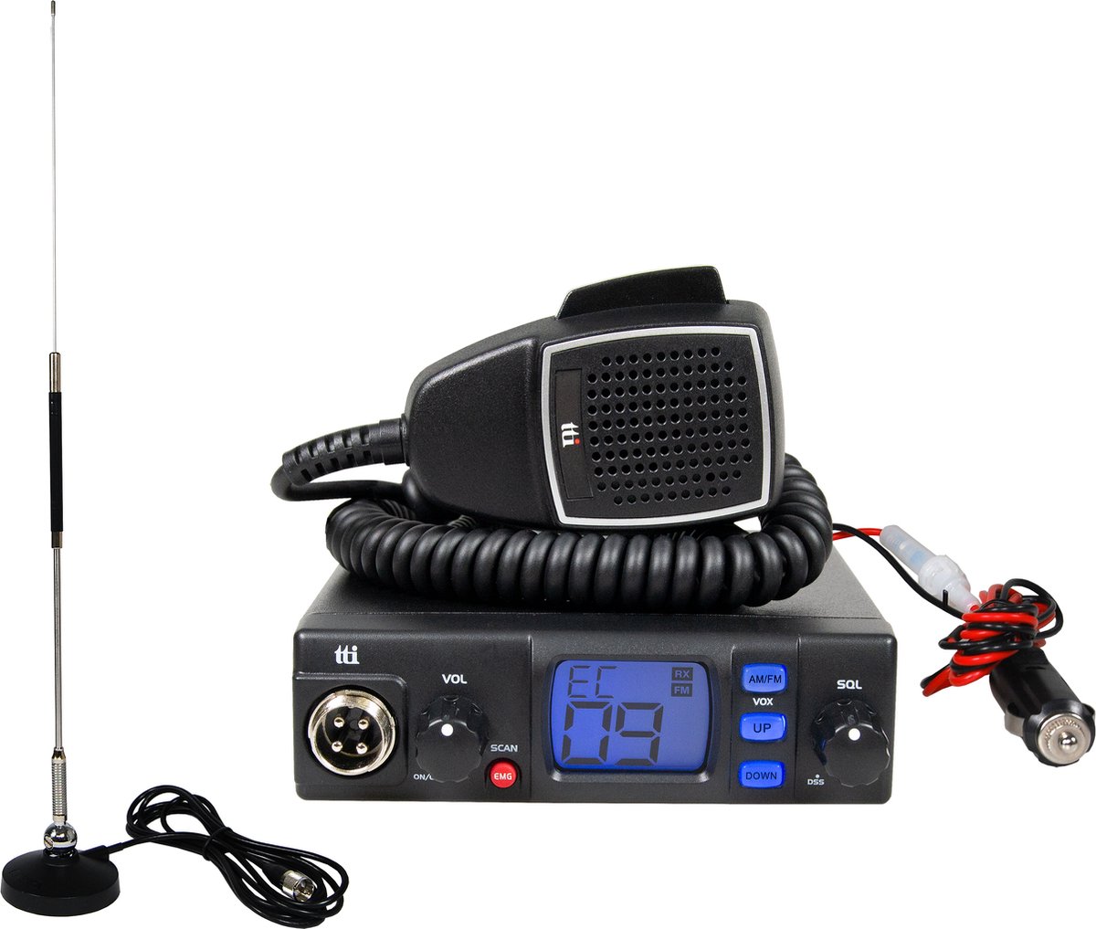 TTI TCB-560evo + Albrecht CBM-108 - AM/FM - 12/24 Volt - CB Radio - CB ...
