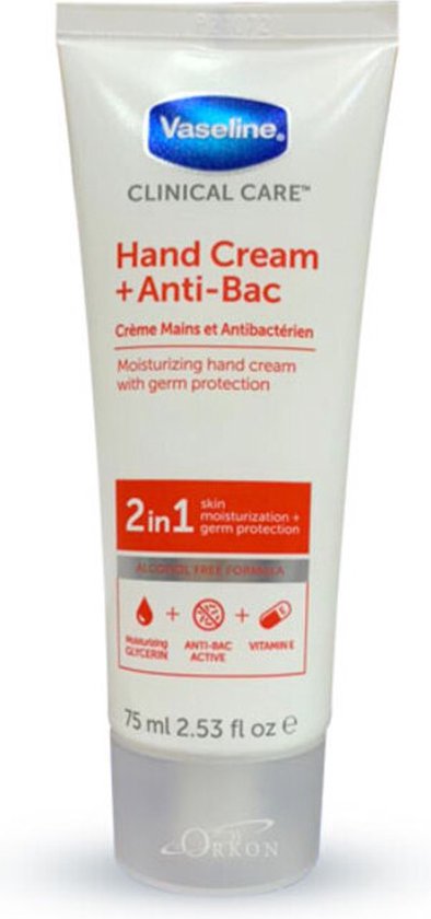 Vaseline CLINICAL CARE Hand Cream + ANTI - BAC | bol