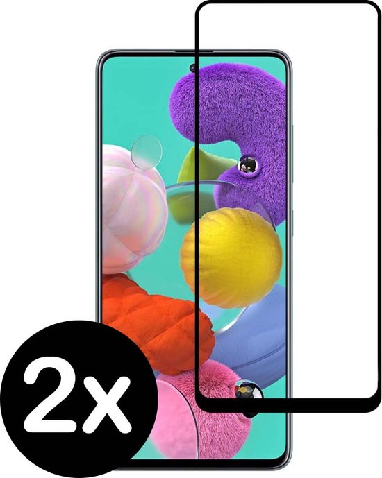 Smartphonica Samsung Galaxy A51 full cover tempered glass screenprotector van gehard... | bol