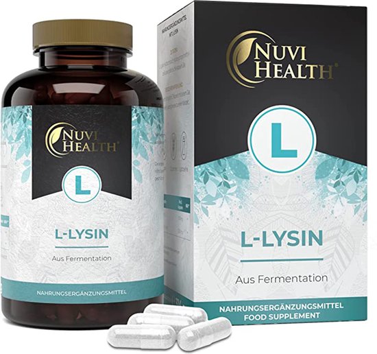 L-Lysine - 365 capsules - Hoog gedoseerd met 1500 mg per dagelijkse ...