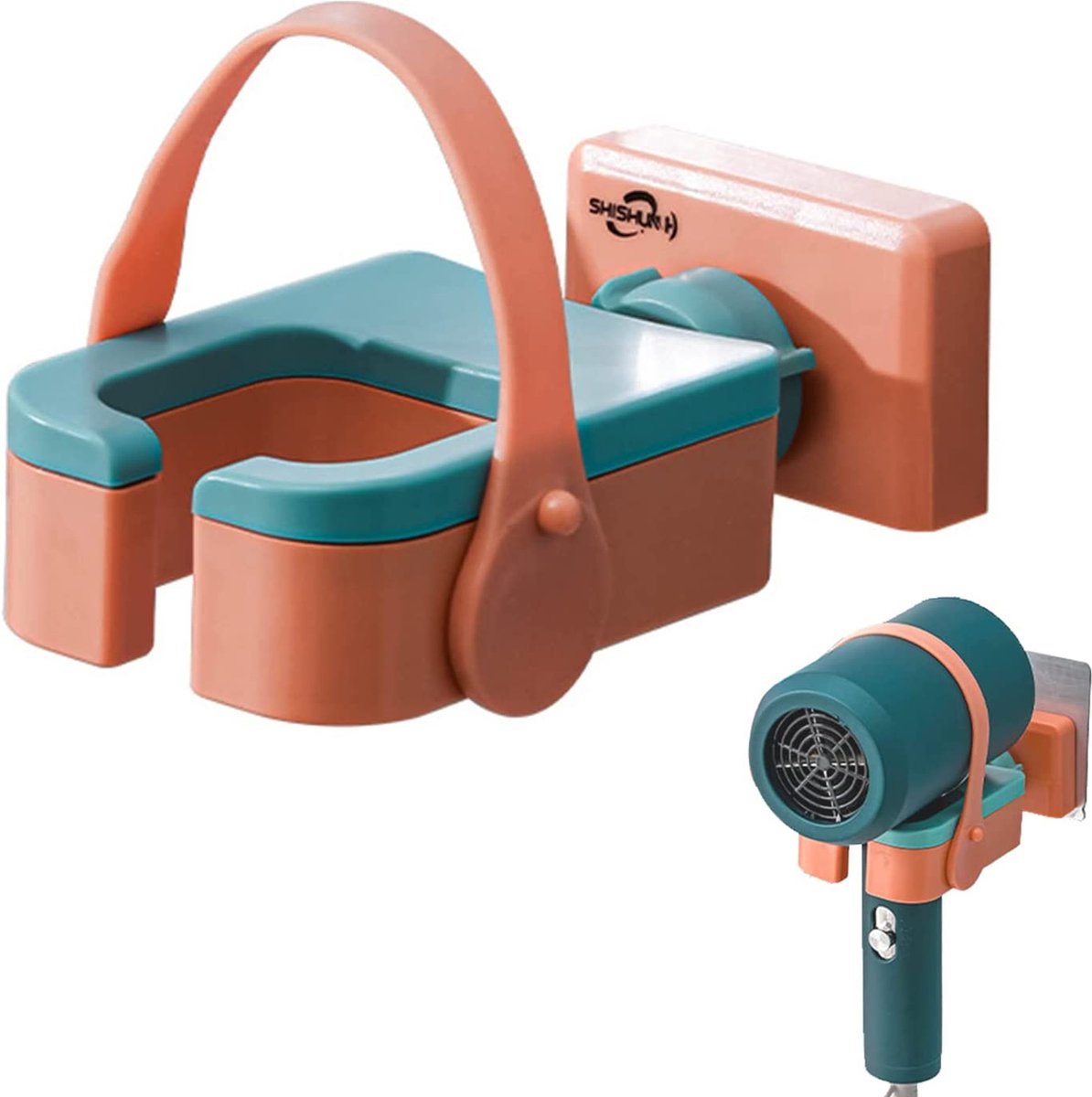 Haardrogerhouder / Haardrogerhouder en stijltang - Föhn Houder ...