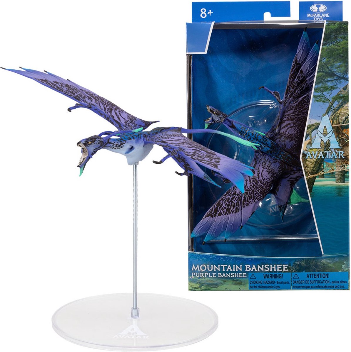 Avatar: The Way of Water Mountain Banshee - Purple Banshee | bol.com