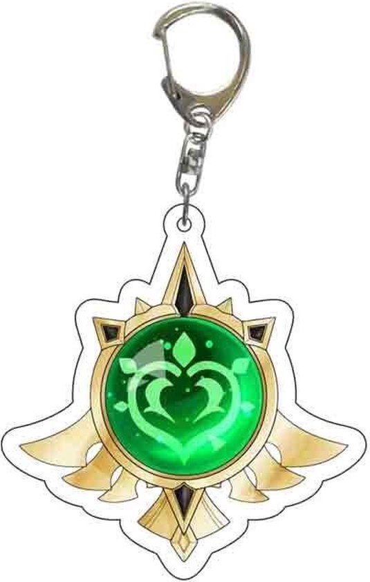 Genshin Impact - Dendro - Vision - Sleutelhanger/Keychain - Anime ...