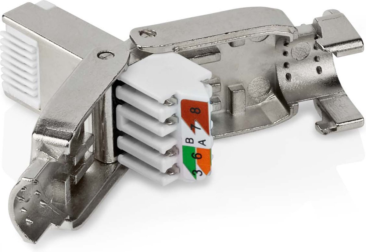 Modulaire RJ45 connector - Cat 6 - Vaste of flexibele kern ...