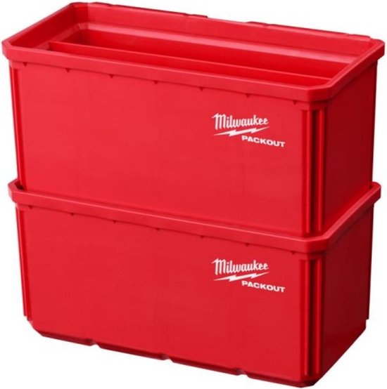 Milwaukee PACKOUT™ 10x20 cm bakjes VE=2 - 4932480699 | bol