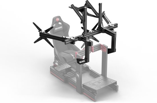 Cockpit-Mounted Quad Monitor Stand - up to 45" Displays | bol.com