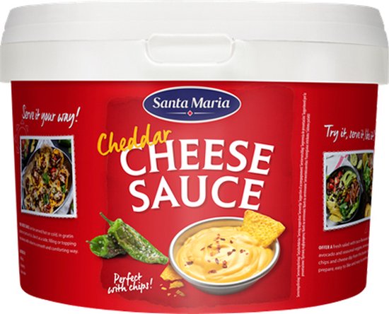 Santa Maria - Cheddar Cheese Sauce - 3kg | bol