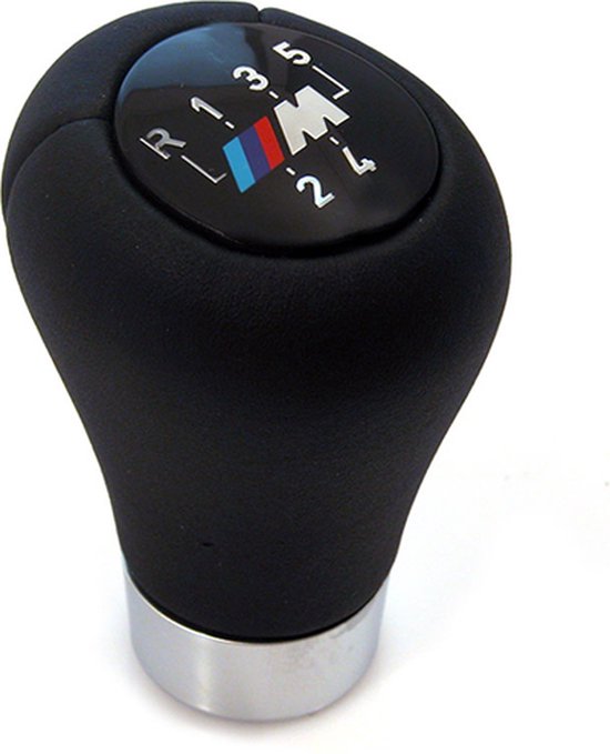 BMW M stijl pook - versnellingspook 5 versnellingen - M look - geperforeerd leder -... | bol.com