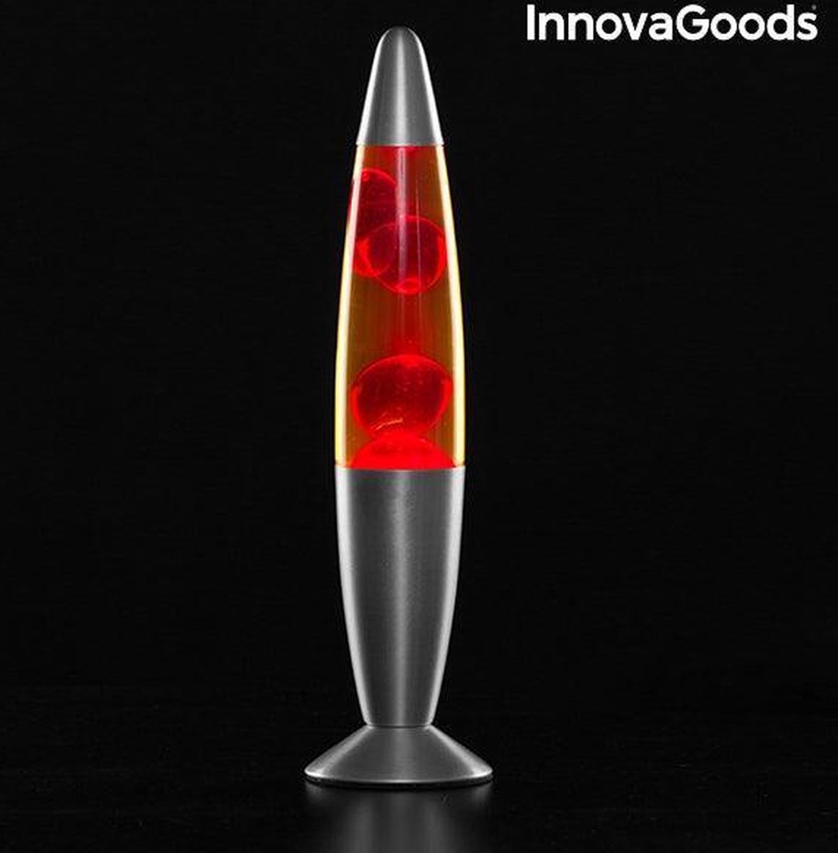 Magma Lavalamp - Rood - Lava Lamp - Tafellamp - Nachtlampje - 21,5 cm ...