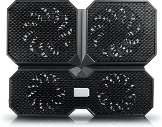 DeepCool Multi Core X6 Black Laptop Cooler, 4x Fan , 2x Built in USB:2. ...