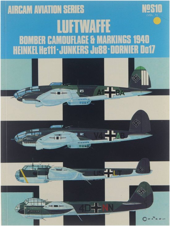 Luftwaffe Bomber Camouflage & Markings 1940: Heinkel He111 - Junkers ...