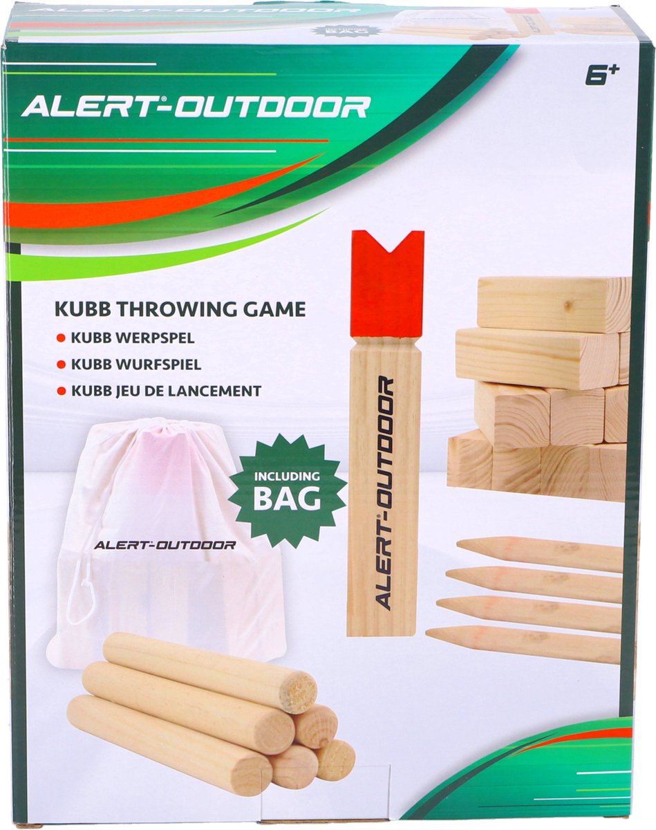 Alert Vang en werpspel Kubb | bol.com
