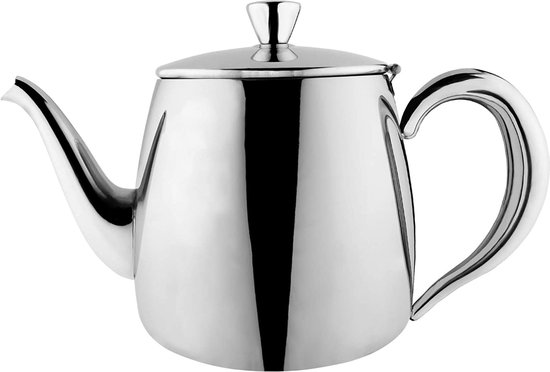 Caf Ol PT-024 Premium Tea Pot, 18/10 Stainless Steel, Mirror Polished ...