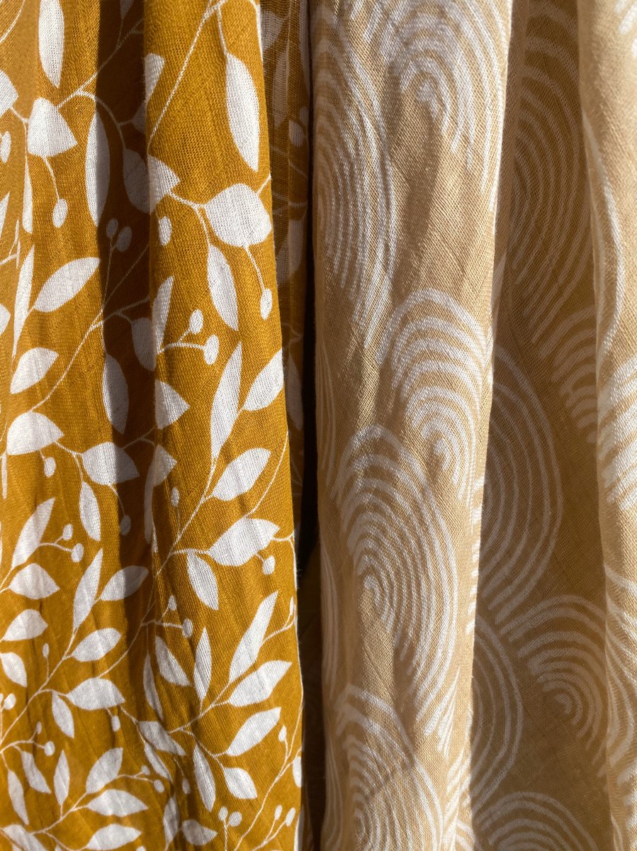 Earth Set 2 stuks Hydrofiele doeken - XL formaat - AARDSE tinten ...