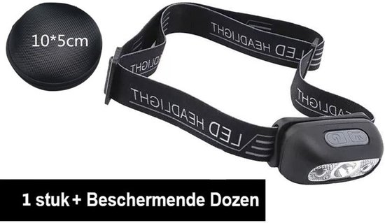 LED-Hoofdlamp - Usb Oplaadbare Hoofd Zaklamp Lamp- beschermende doos | bol