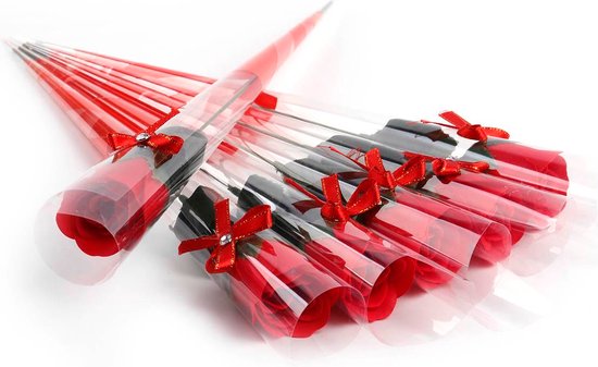 Zeep Roos - Rozen - Badzeep - Rood - Romantisch | bol.com