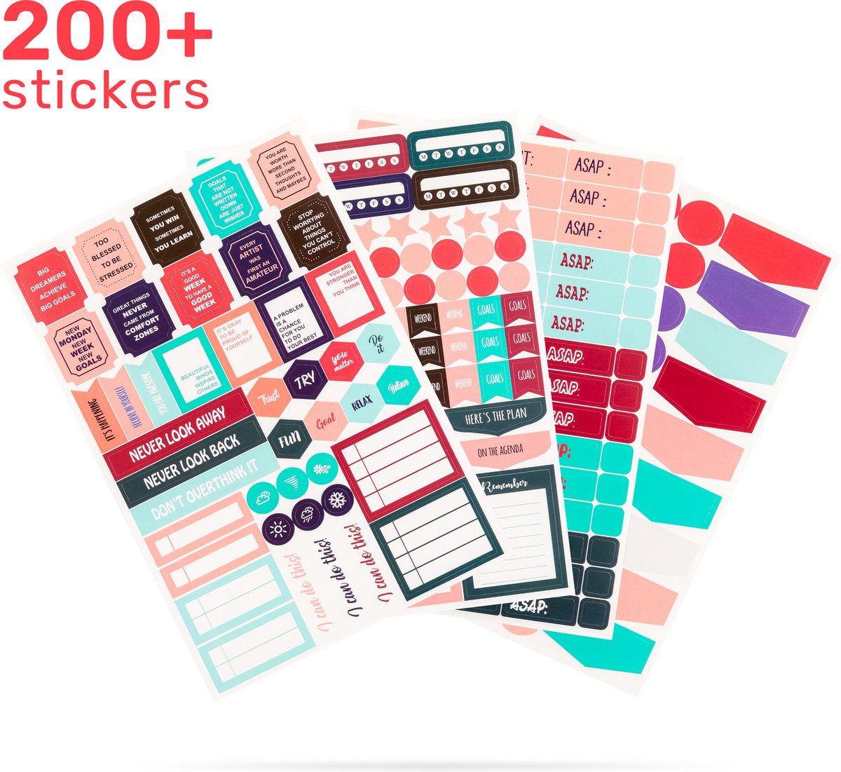 200 - Bullet journal - Stickers - Planner - Agenda - Accessoires ...