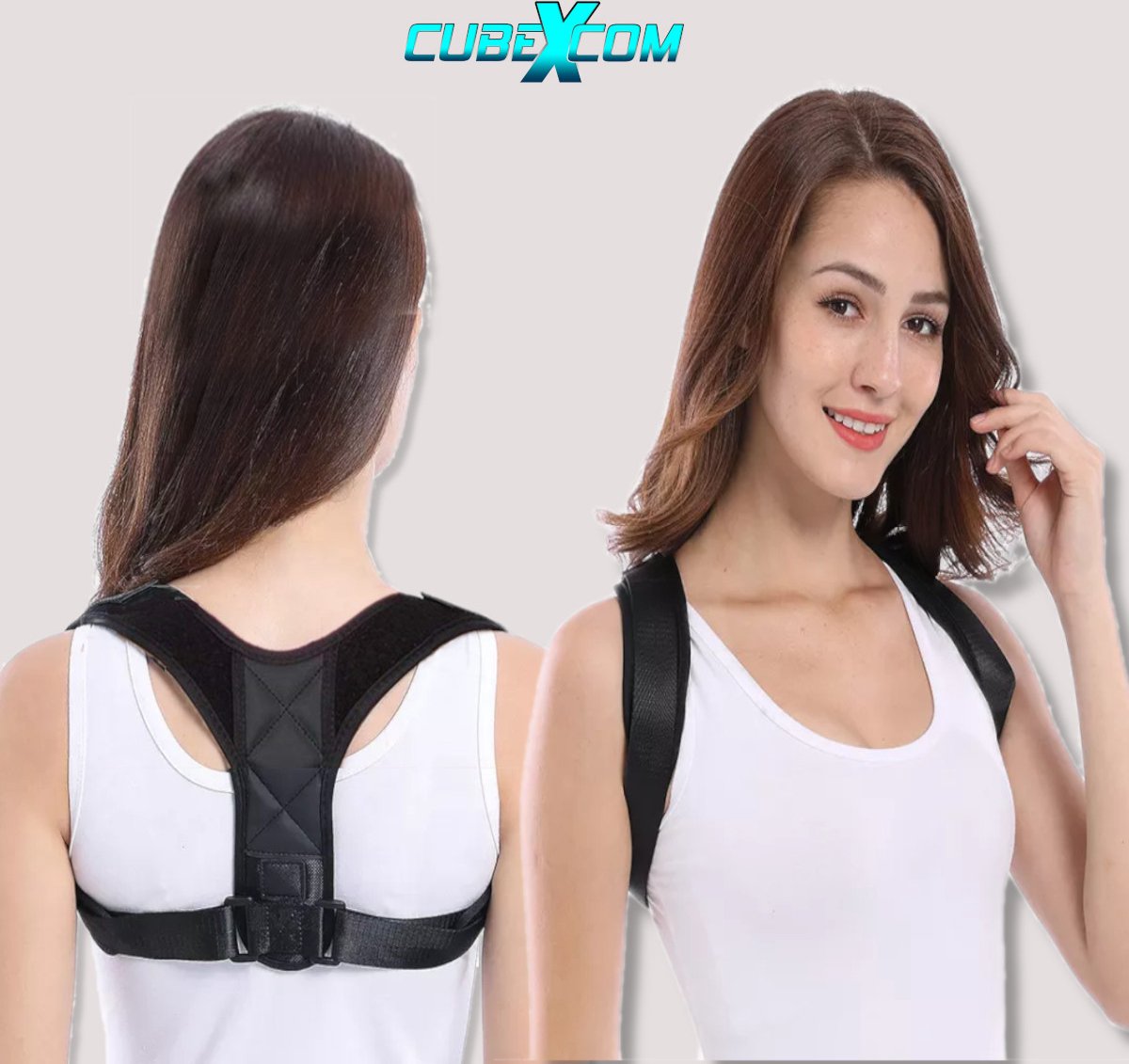 CUBEXCOM Correcteur de posture pour le dos, Correcteur de posture ...