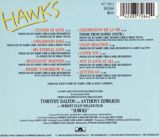 Ost Hawks, Barry Gibb | CD (album) | Muziek | bol