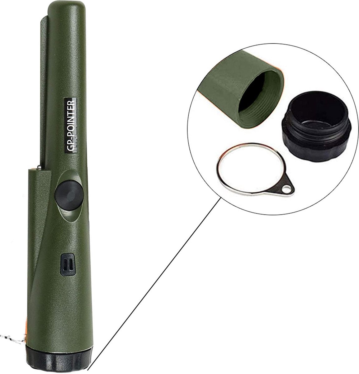 Universeel metaaldetector – Set metaaldetector - metaaldetector voor ...