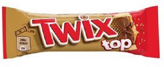 Twix single top 21 gr per stuk, 14 dozen van 20 stuks | bol.com