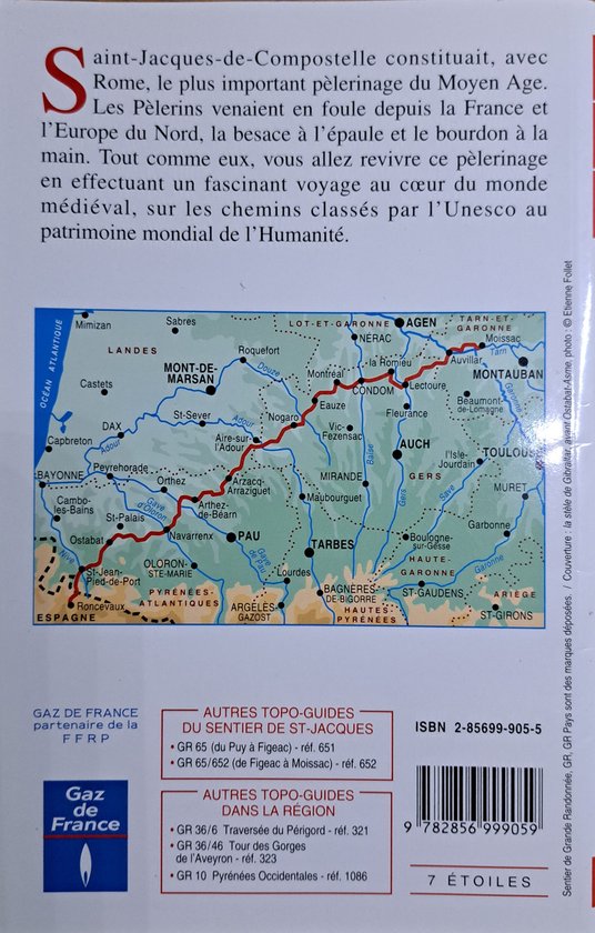 Sentier de Saint-Jacques-de-Compostelle - Le chemin du Puy : de Moissac ...