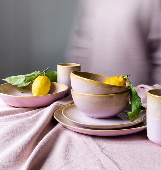 Egg back home pink sunset bord d22cm | bol