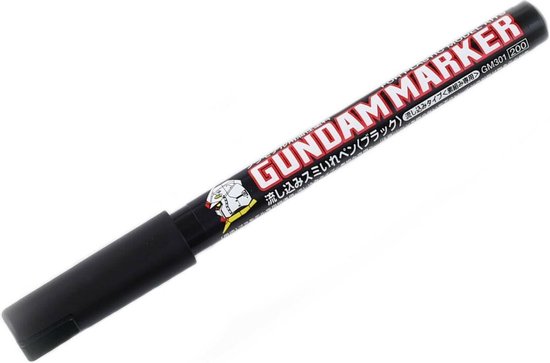 Mr. Hobby - GUNDAM MARKER POUR TYPE BLACK GM-301P - modelbouwsets ...