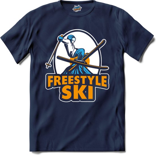Freestyle Ski | Skiën - Bier - Winter sport - T-Shirt - Unisex - Navy ...