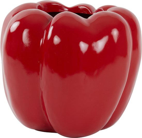 Light & Living - Vaas BELLPEPPER - Ø35x30.5cm - Rood | bol