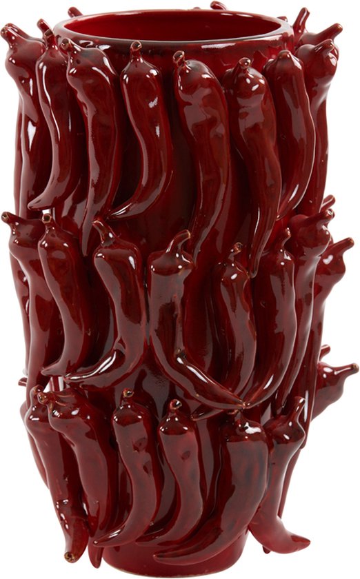 Light & Living - Vaas PEPPER - 26.5x25x39cm - Rood | bol