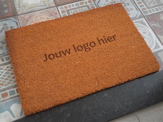 Deurmat Logo (Gepersonaliseerd) - Kokos Deurmat voor Binnen en Buiten ...
