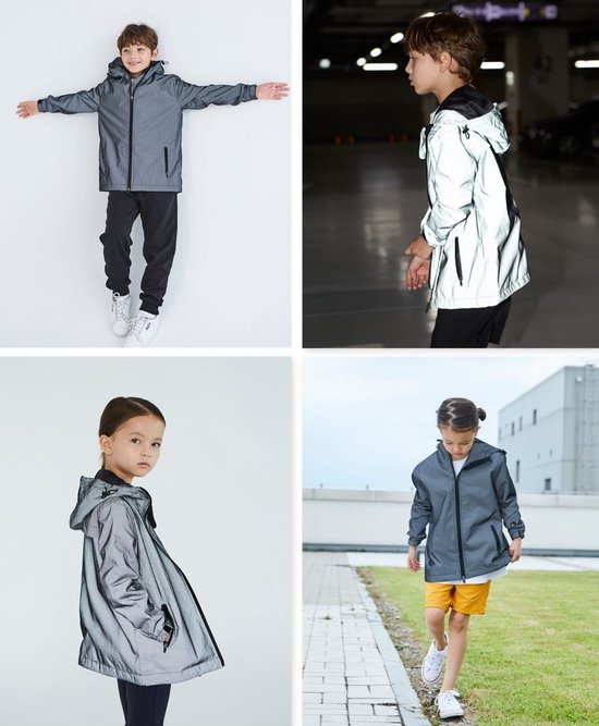 Around M Reflective waterproof jacket Kids | bol
