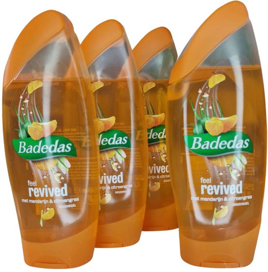 4 - stuk | Badedas Douchegel Feel Revived 250ml | bol.com