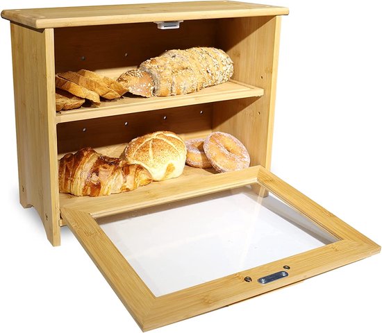 Brood Opslag Container met Deksel - brooddoos , Broodbak | bol