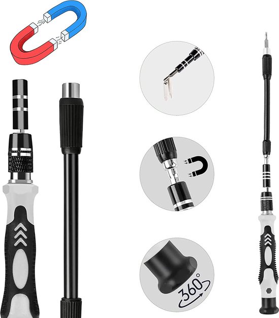 Xd Xtreme - schroevendraaier precisie tools set - 122 delig - multi ...