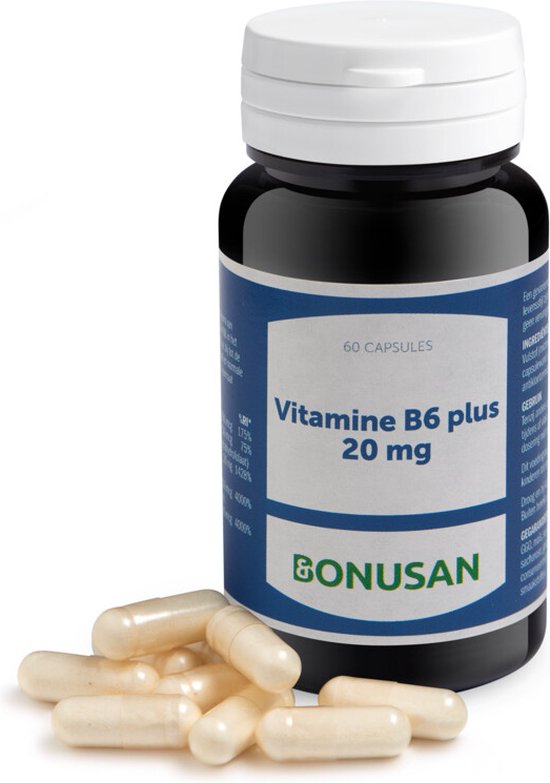 Bonusan Vitamine B6 plus 20mg 60 vegacaps | bol